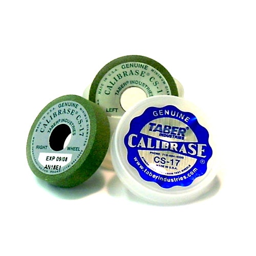 Taber Rotary Abraser | CS-17 Resilient Wheel | Harsh Rubber and ...